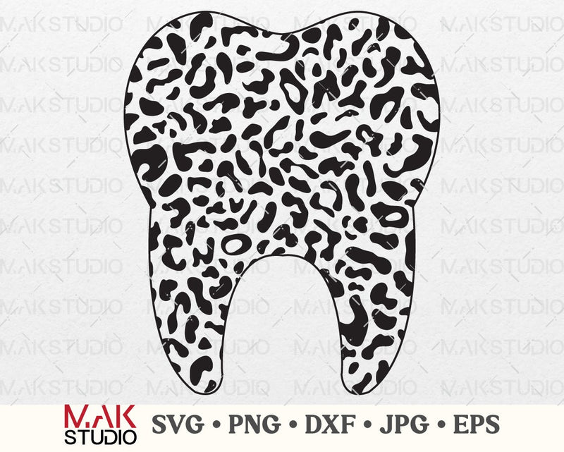 Dentist svg, Leopard tooth svg, Leopard svg, Cheetah svg, Hygienist svg ...
