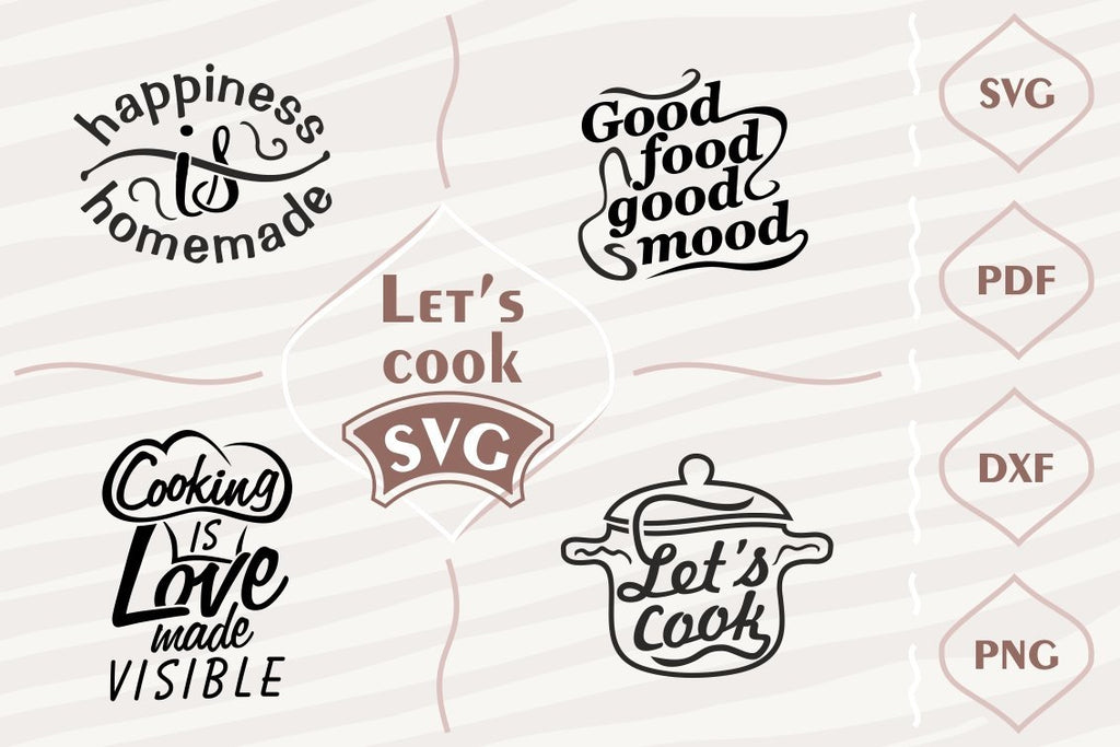 Let's cook - SVG bundle - So Fontsy