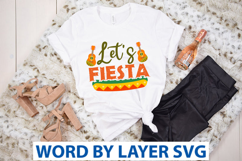 Let's Fiesta SVG Design - So Fontsy