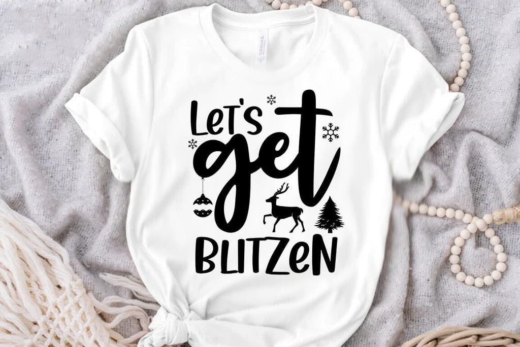 Lets get blitzen, Christmas SVG Design - So Fontsy