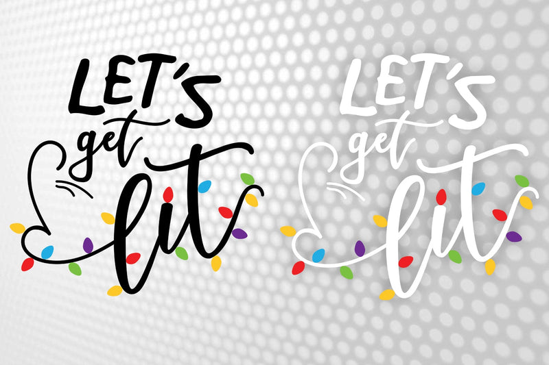 Lets get lit SVG | Christmas Shirt SVG | Family christmas svg | Merry ...