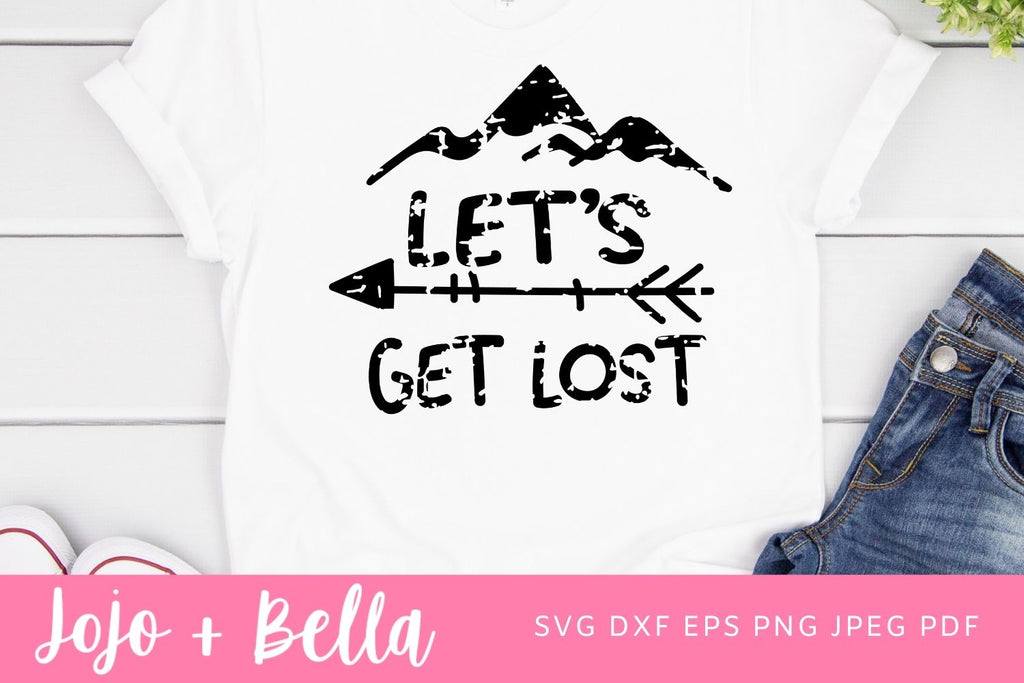 Let's Get Lost Svg, Hiking Png, Wander Svg, Camping Svg, Traveling ...