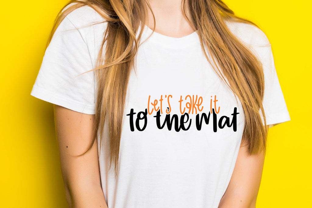 Lets Take It To The Mat SVG - So Fontsy