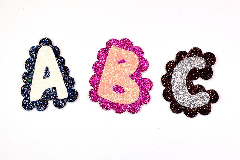 Letter bow template - So Fontsy