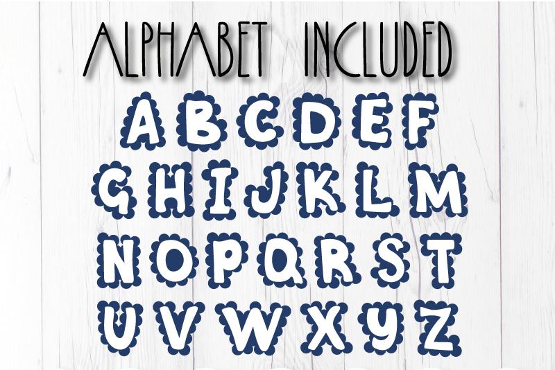Letter bow template - So Fontsy