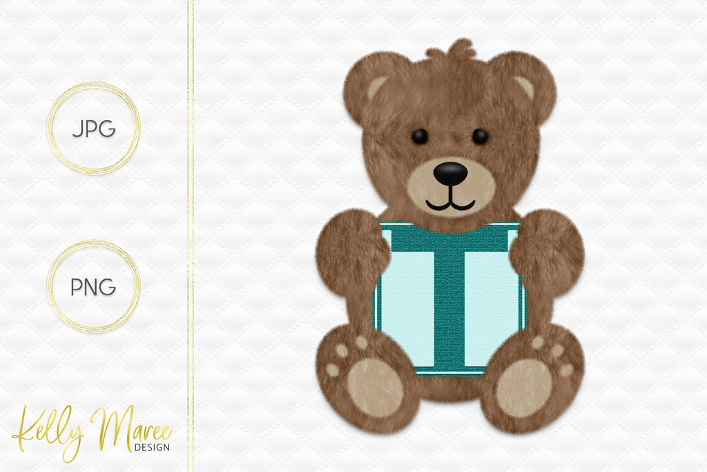 Letter T Bear Graphic - So Fontsy