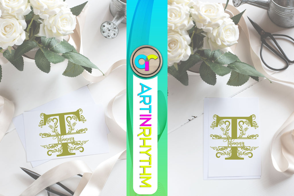 letter t, monogram svg, letter monogram - So Fontsy