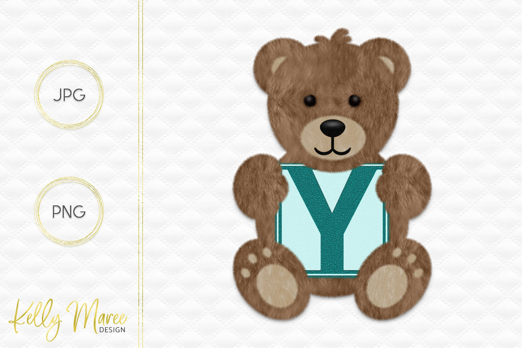 Letter Y Bear Graphic - So Fontsy