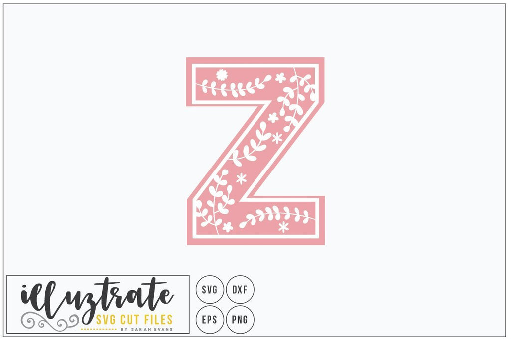 Letter Z - Alphabet SVG Cut File - So Fontsy