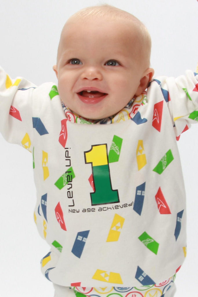 Level Up Birthday Numbers 1 through 5 - So Fontsy