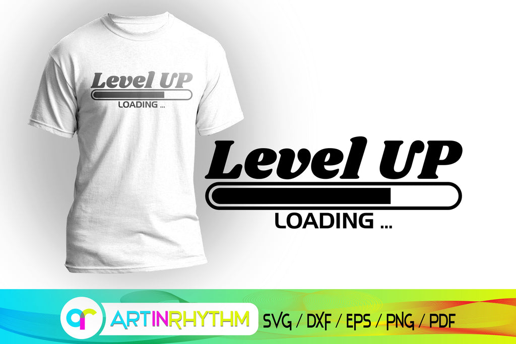 level up, game svg, gamer svg - So Fontsy