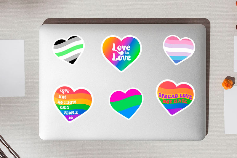 lgbtq stickers png bundle - So Fontsy