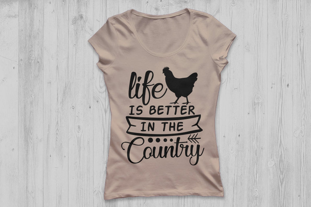 Life Is Better In The Country| Country Life SVG Cutting Files. - So Fontsy