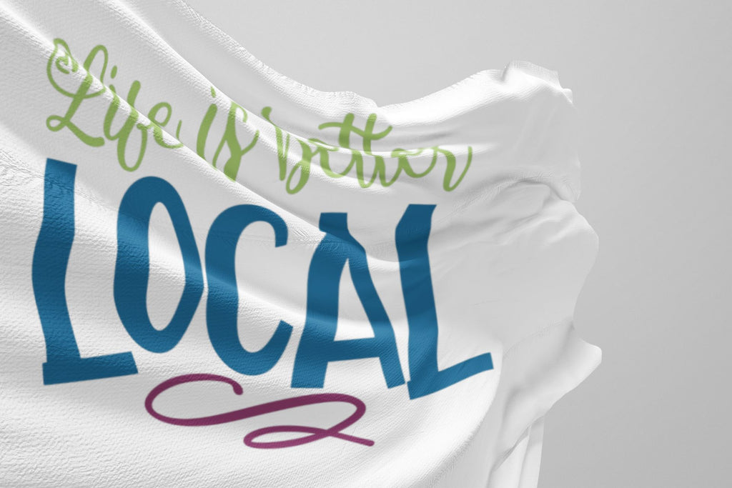 Life is Better Local | SVG Cut File for Silhouette, Cricut | Hand ...