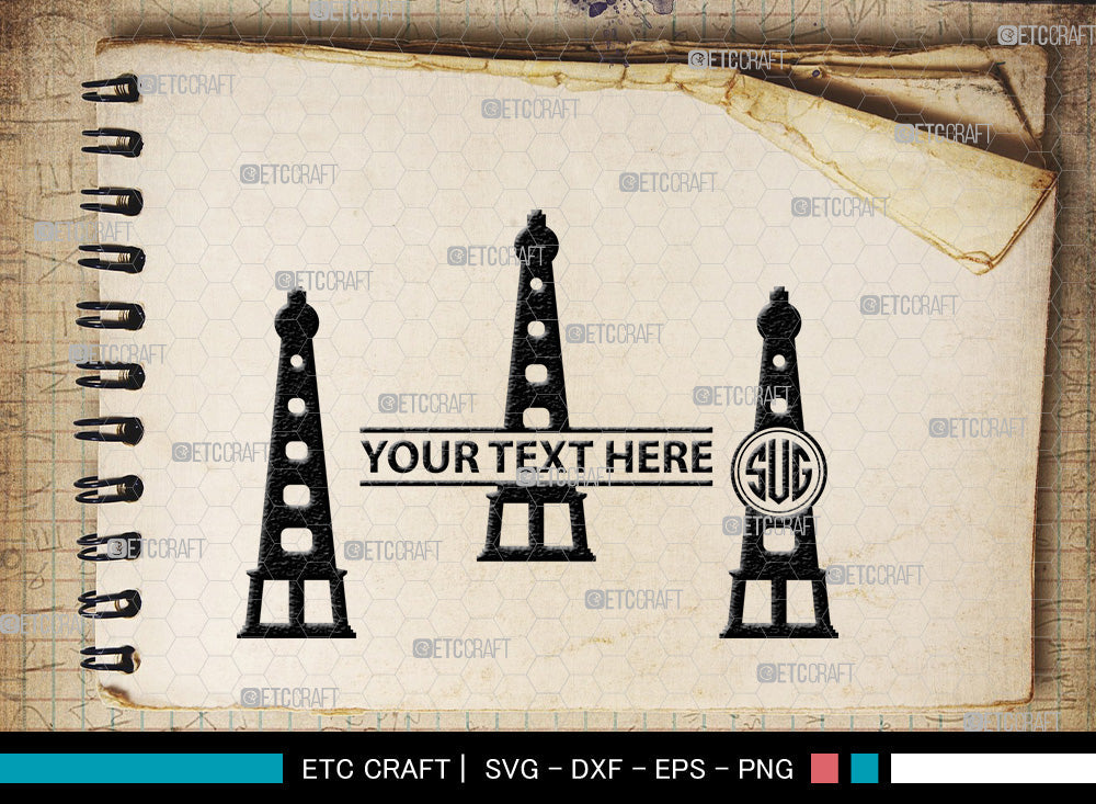 Lighthouse Monogram, Lighthouses Silhouette, Lighthouses SVG ...