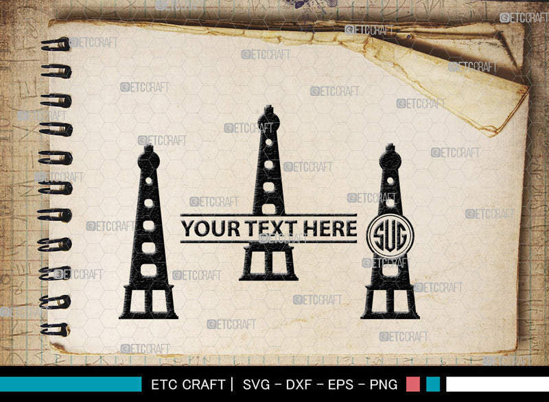 Lighthouse Monogram, Lighthouses Silhouette, Lighthouses SVG ...