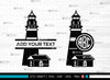 Lighthouse Monogram SVG, Lighthouse SVG, Lighthouse Stencil Svg ...