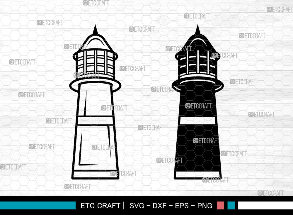 Lighthouse SVG, Lighthouse SVG, Lighthouse Stencil Svg, Nautical ...