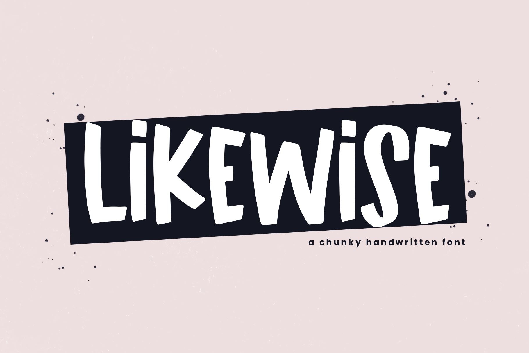 Likewise - Fun Handwritten Font - So Fontsy