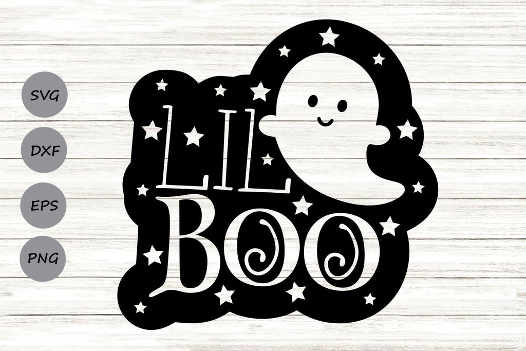 Lil Boo| Kids Halloween SVG Cutting Files. - So Fontsy