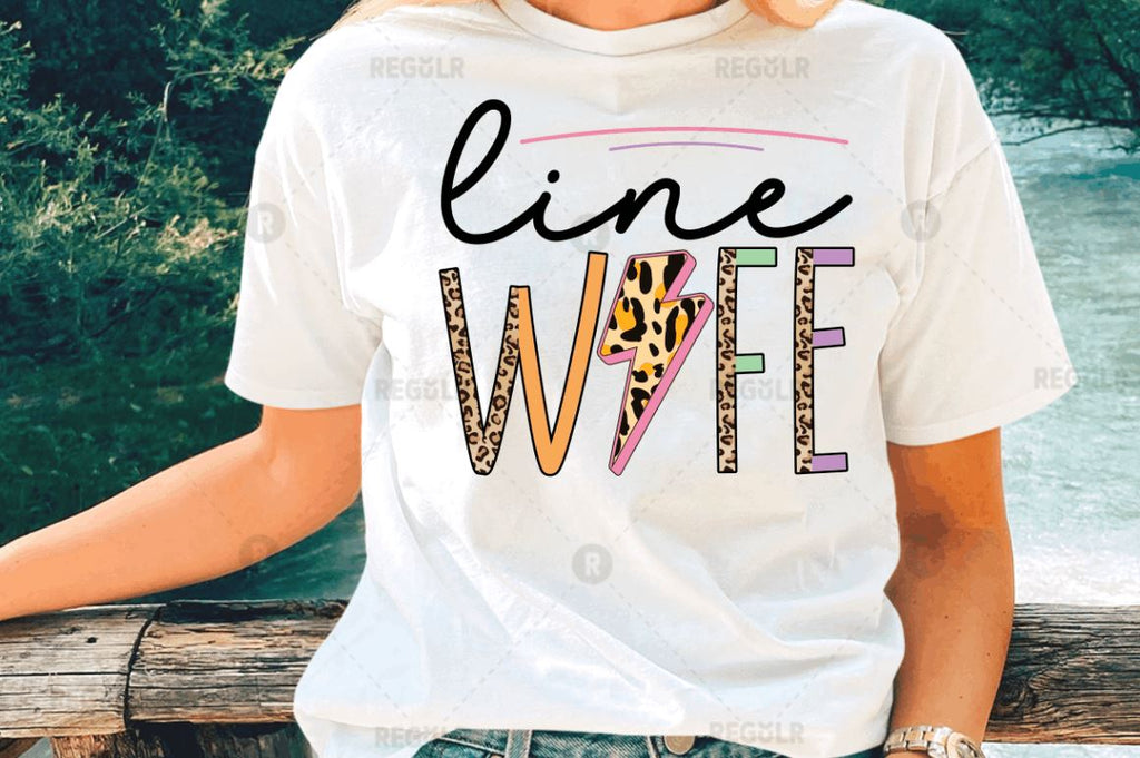 Line wife Sublimation Design - So Fontsy