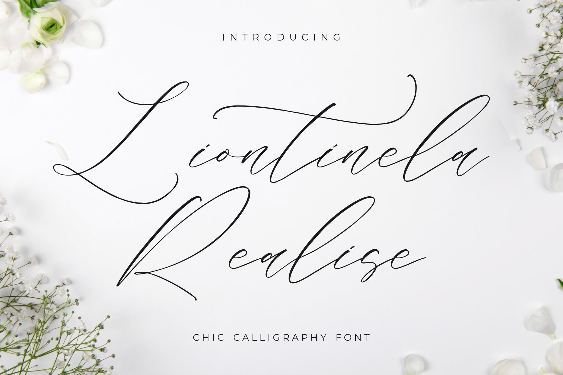Liontinela Realise - Chic Calligraphy Font - So Fontsy
