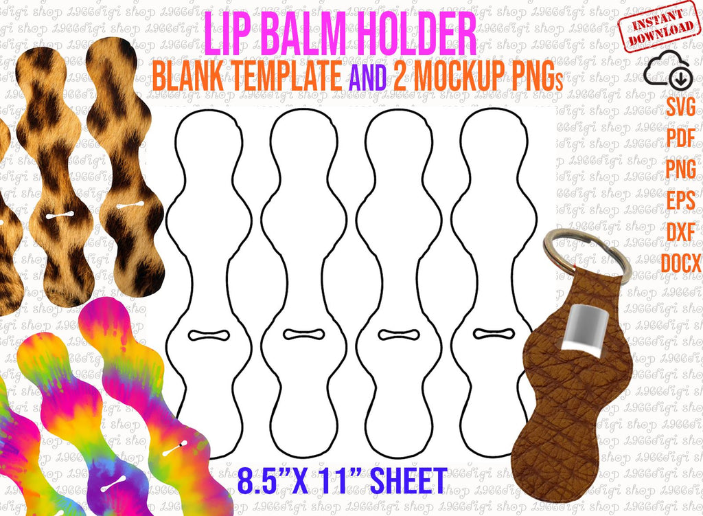 Lip Balm Holder Template, Lip Balm Holder Svg Lip Balm Holder, Lip Balm ...