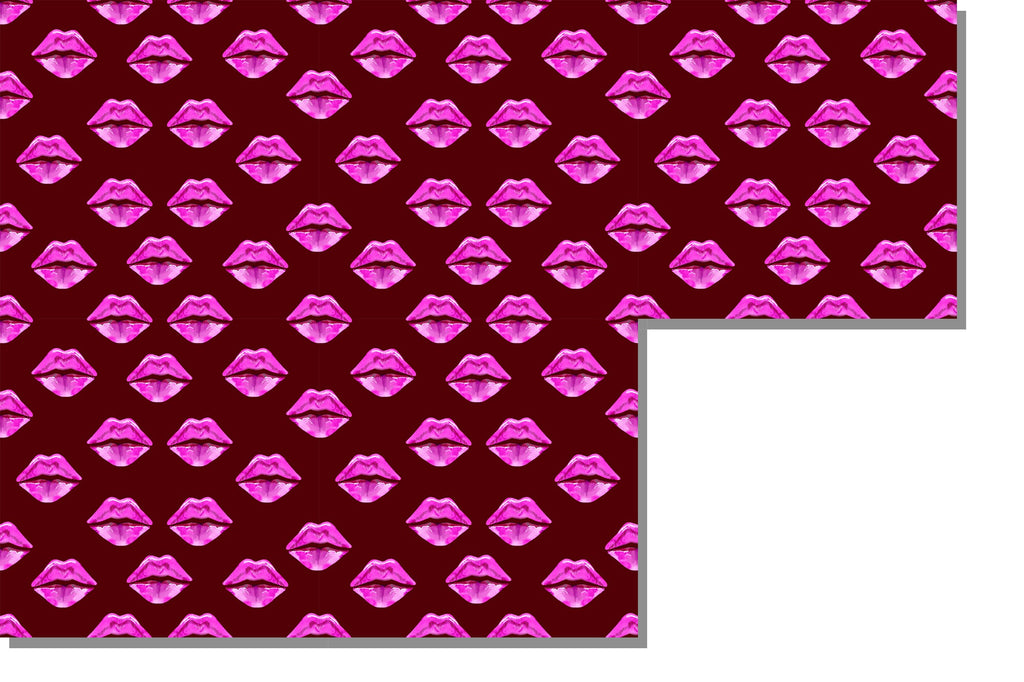 Lips Seamless Paper, Make up Digital Paper - So Fontsy