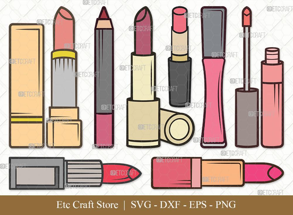 Lipstick Clipart SVG Cut File | Fashion Lipstick Svg | Womens Beauty ...