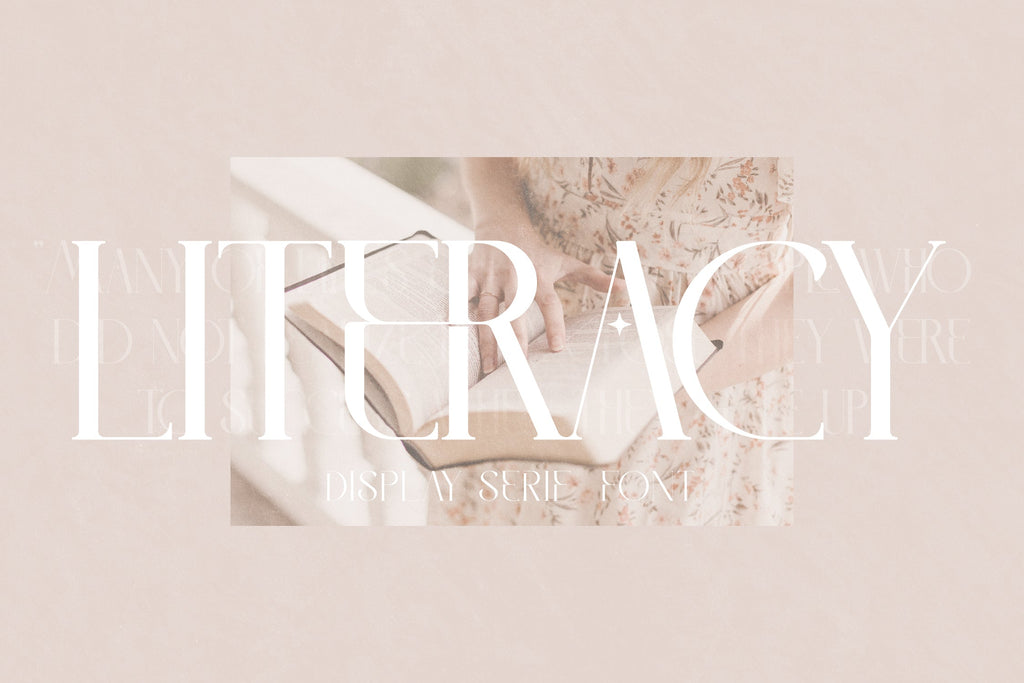 LITERACY Typeface - So Fontsy