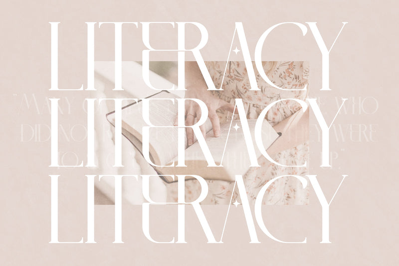 LITERACY Typeface - So Fontsy
