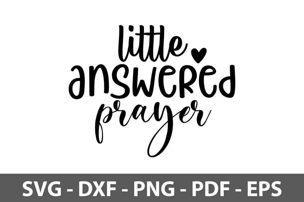 little answered prayer svg - So Fontsy