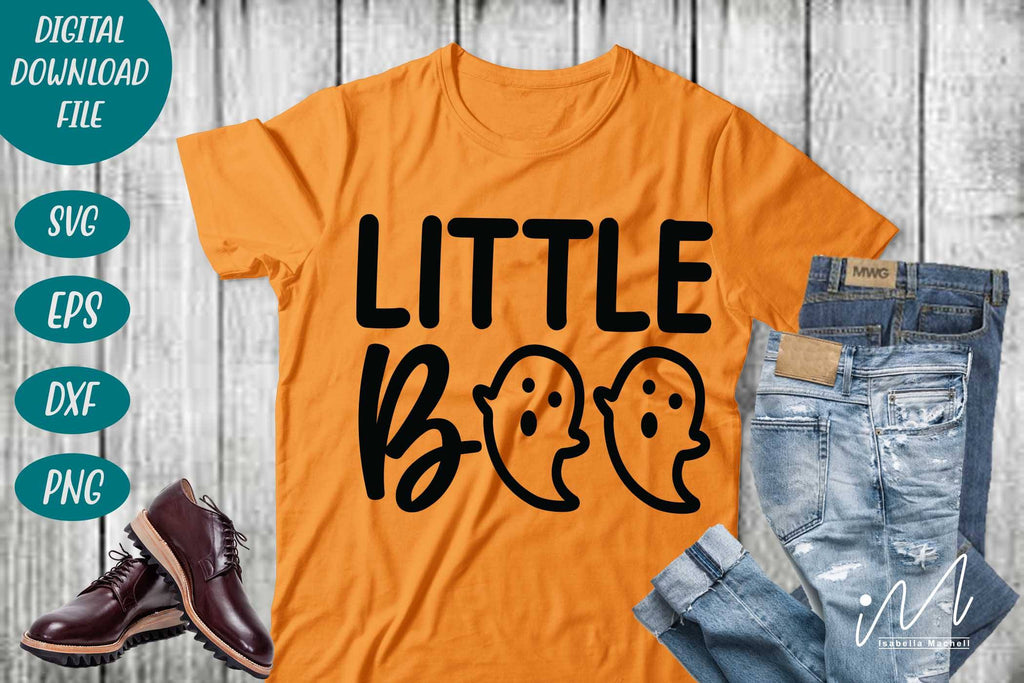 little boo svg,Baby Boo Svg, Baby Girl Cut File, First Halloween Svg ...