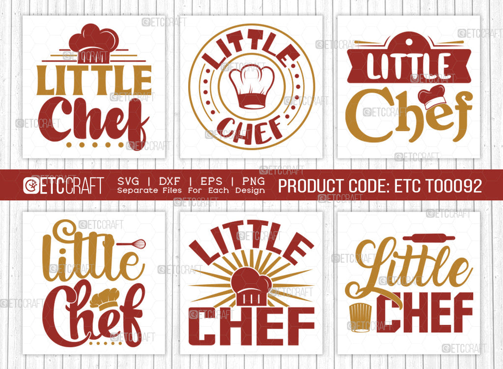 Little Chef SVG Bundle | Little Svg | Cooking Svg | Chef Svg | Kitchen ...