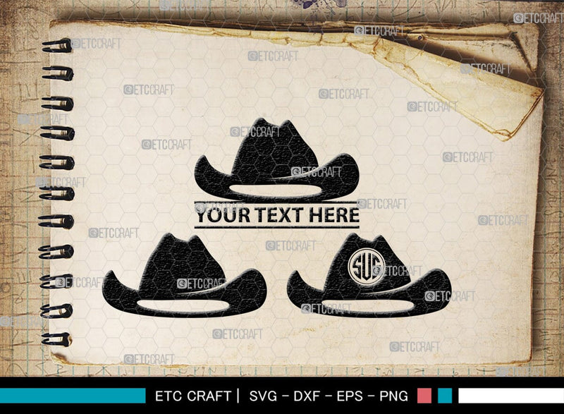 Little Cowboy Monogram, Little Cowboy Silhouette, Little Cowboy SVG ...