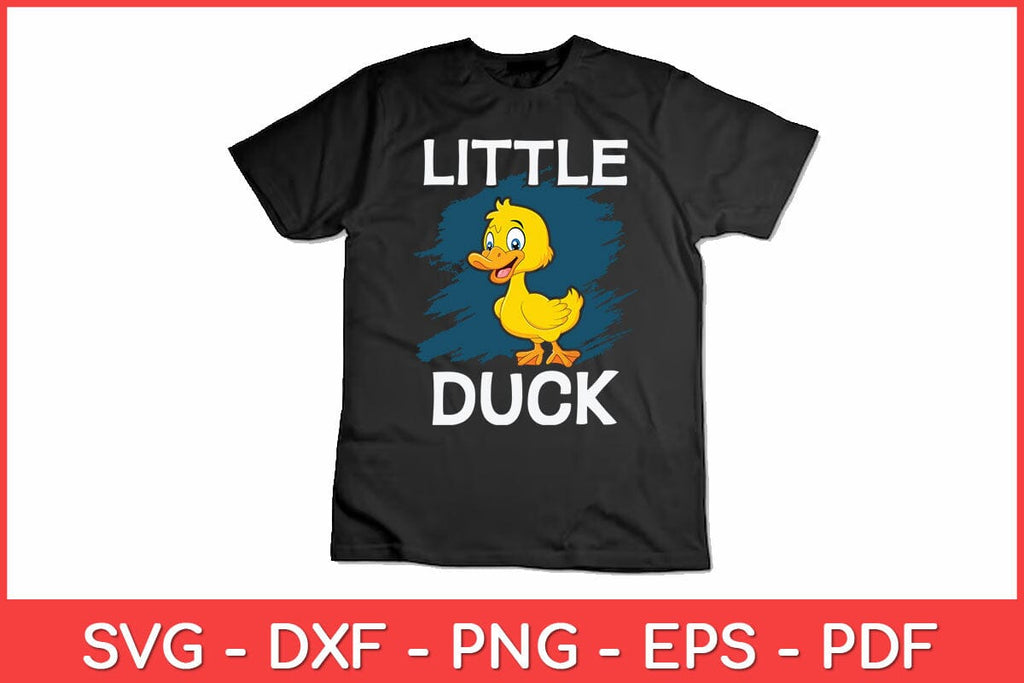 Little Duck I Duckling I Happy Duck Svg Design - So Fontsy