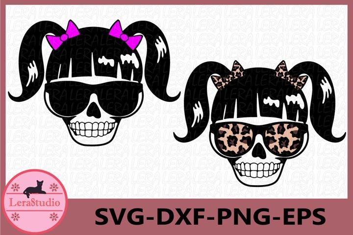 little Girl Skull Svg - So Fontsy