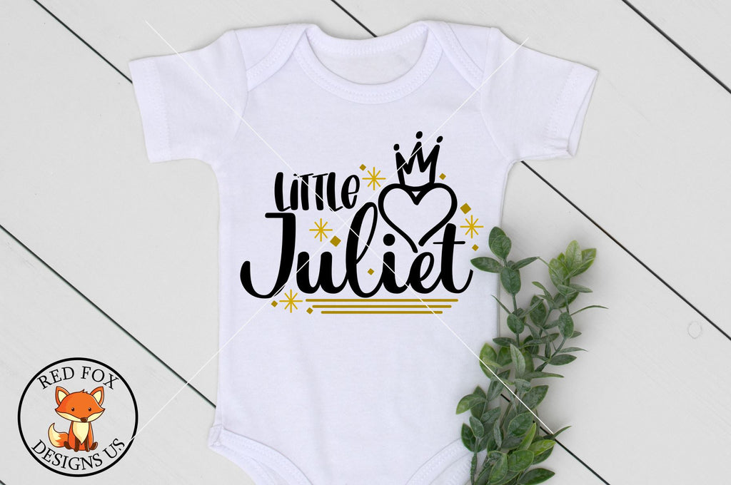 Little Juliet SVG, PNG, DXF - So Fontsy
