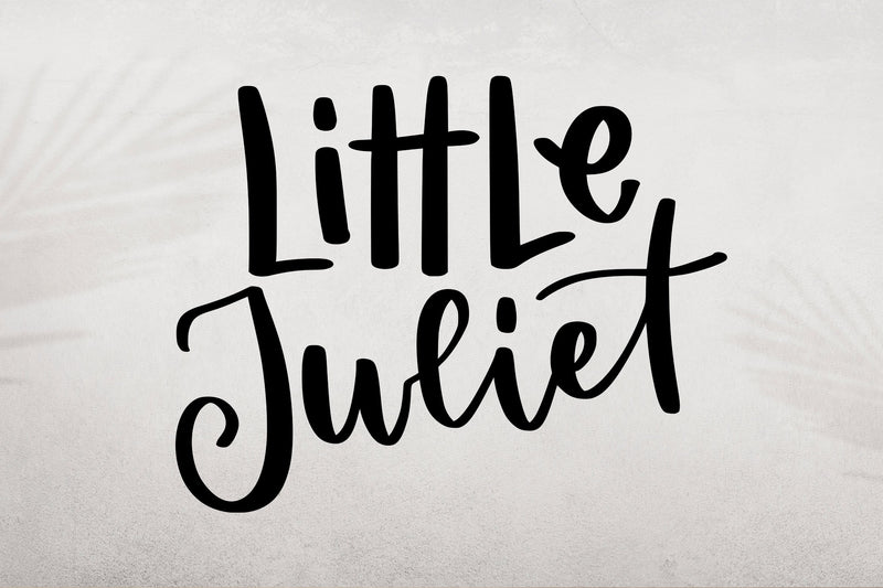 Little Juliet SVG - So Fontsy