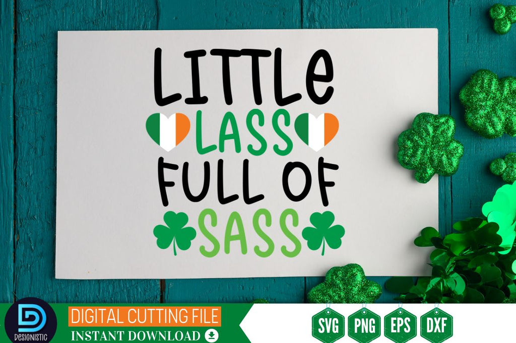 Little lass full of sass SVG - So Fontsy