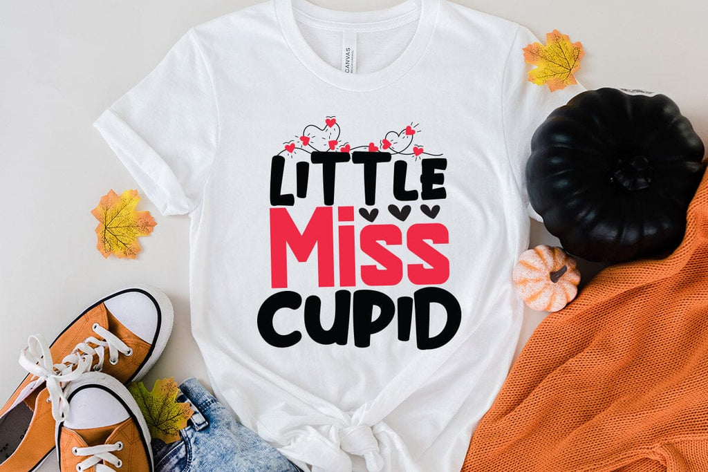 Little Miss Cupid SVG Cut File - So Fontsy