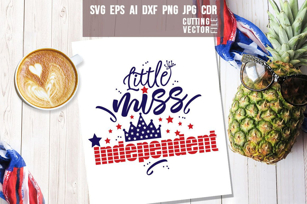 Little Miss Independent SVG - So Fontsy