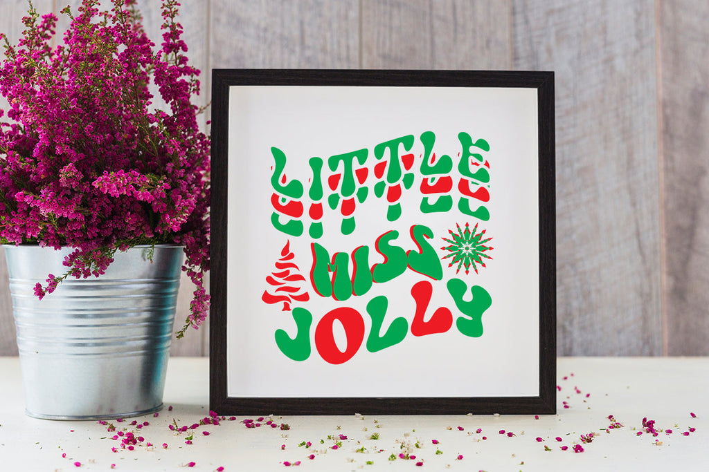 Little Miss Jolly Retro SVG - So Fontsy