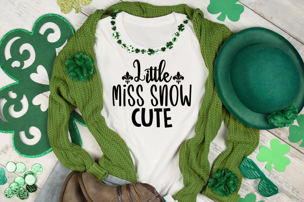 Little Miss Snow Cute svg - So Fontsy