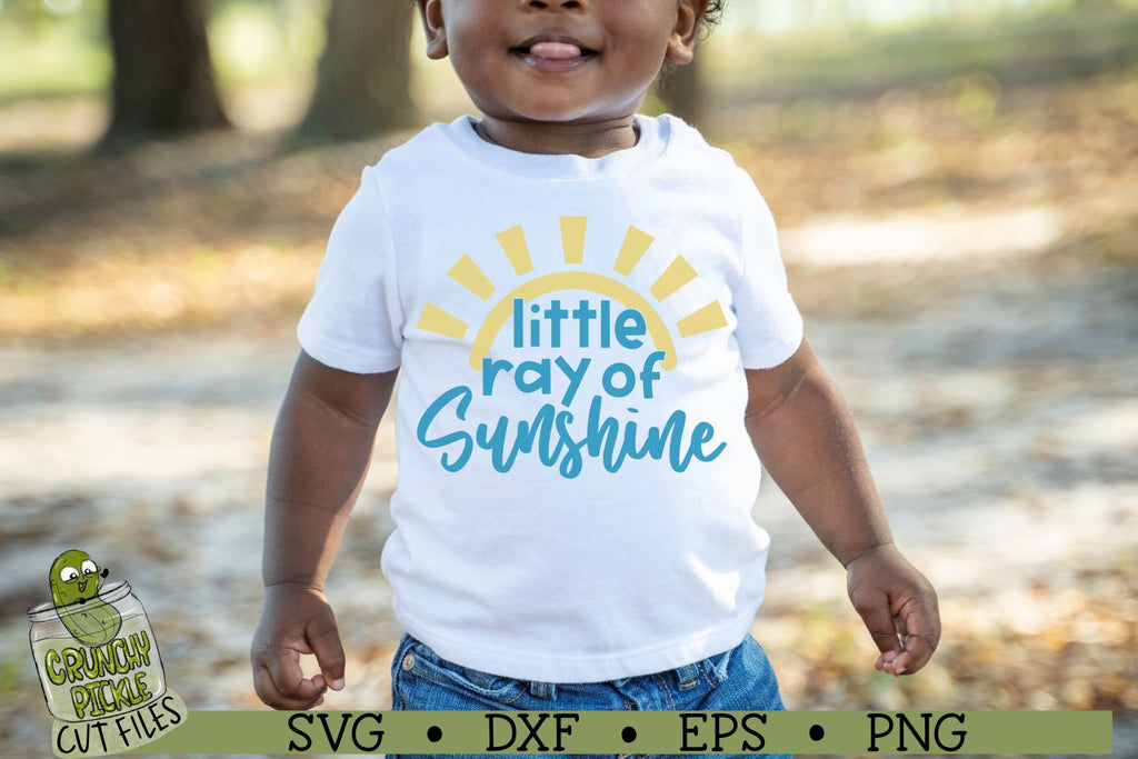 Little Ray of Sunshine Baby SVG File - So Fontsy