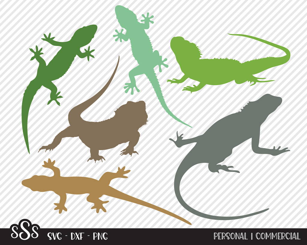Lizard Bundle | Outdoor SVG - So Fontsy