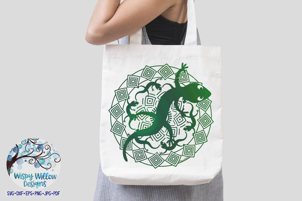 Lizard Mandala SVG - So Fontsy
