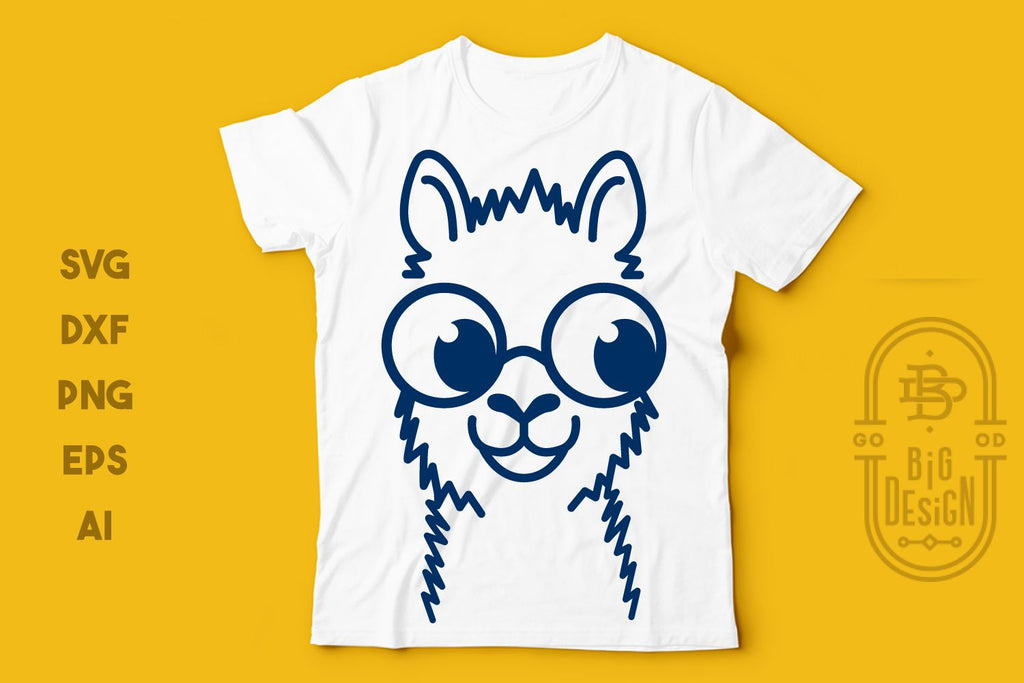 LLAMAS Svg Files - 10 Lama Illustrations - So Fontsy