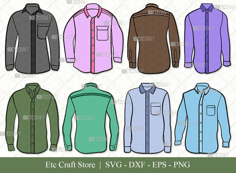 Long Sleeve Shirt SVG, Shirt Clipart, Plain Shirt Svg, Shirt Icon Svg ...