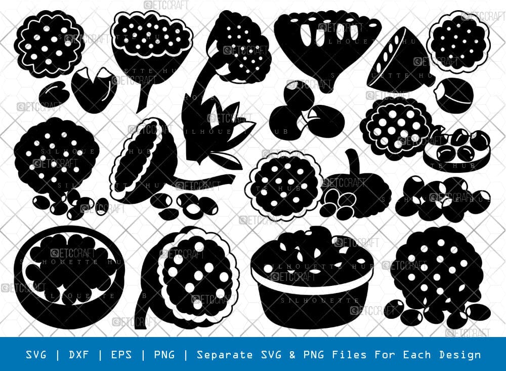 Lotus Seed Silhouette, Lotus Seed SVG, Seeds Svg, Lotus Flowers Seed ...